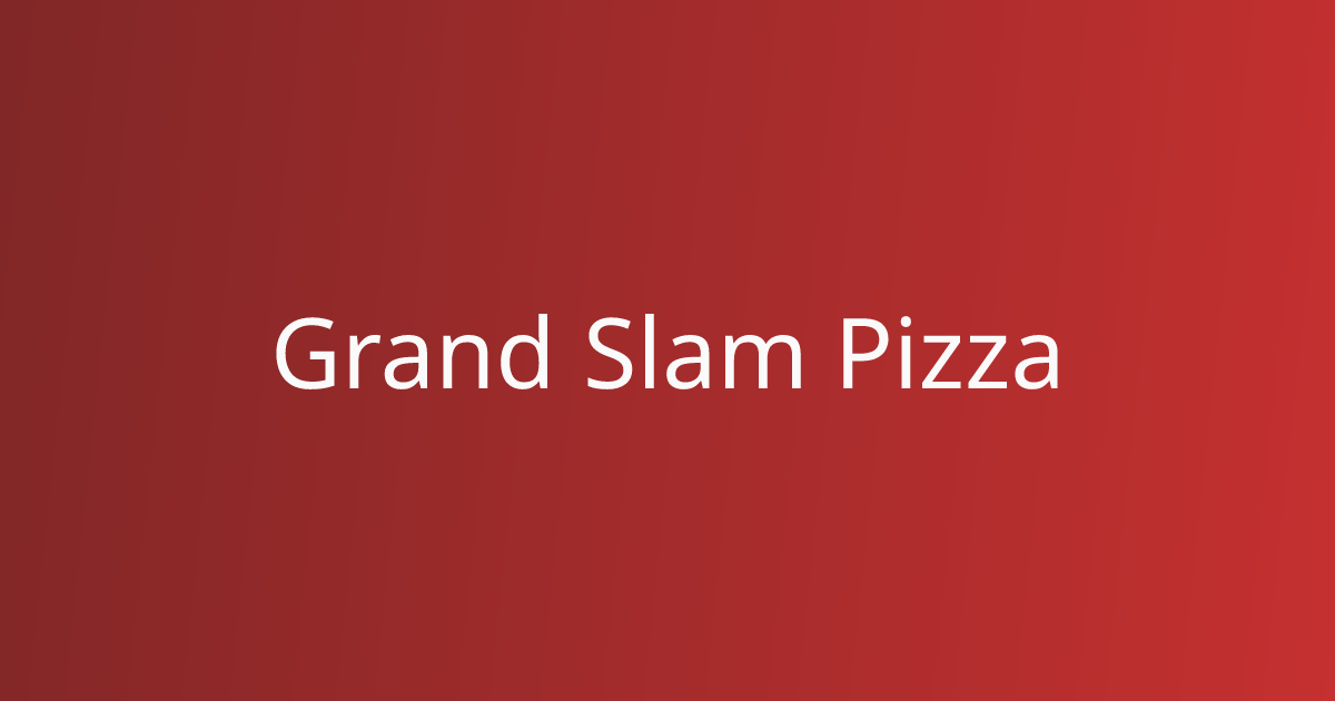 Order Authentic Pizza Online | Grand Slam Pizza - Pickup or Delivery ...